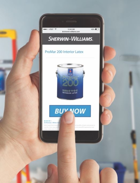 Sherwin-Williams offers online/mobile ordering for pros | inPAINT